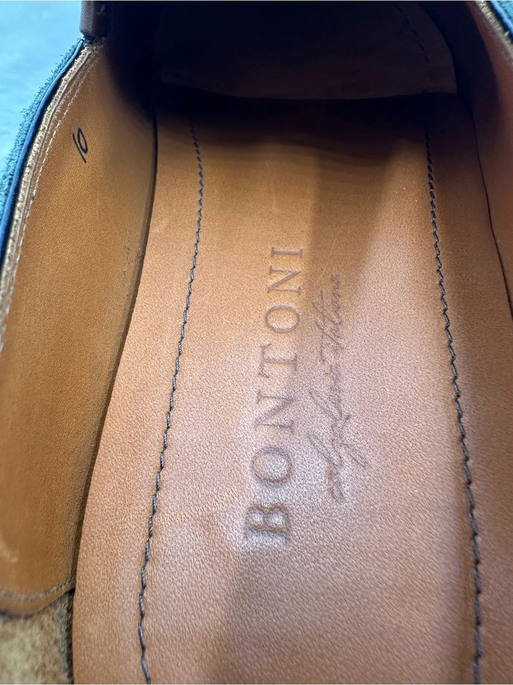 Bontoni | Shoes | Bontoni Passeggio Military Suede Venetian Loafer Slip ...